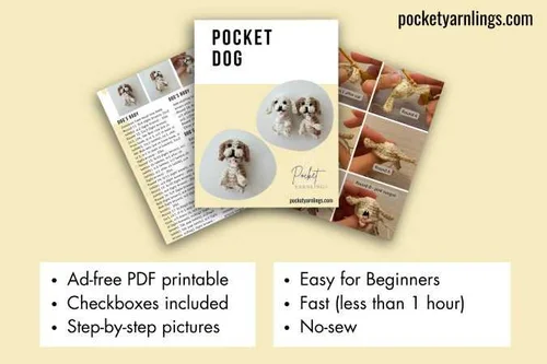 Free Dog Crochet Pattern — Pocket Yarnlings — Pocket Yarnlings