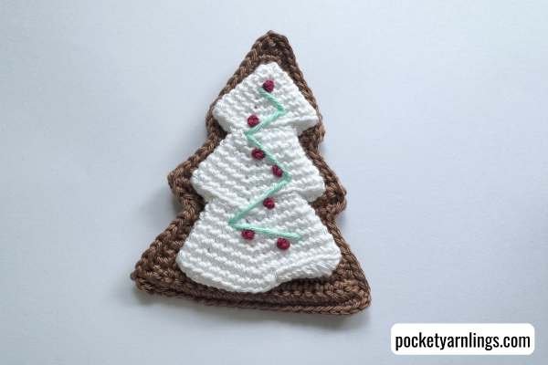 Free Crochet Christmas Tree Ornament Cookie Pattern — Pocket Yarnlings ...