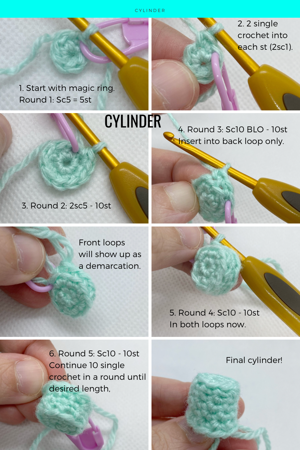 How do you Crochet Different Shapes in Amigurumi? — Pocket Yarnlings