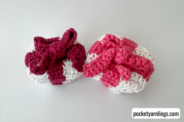 Free Crochet Mini Gift Box Pattern — Pocket Yarnlings — Pocket Yarnlings