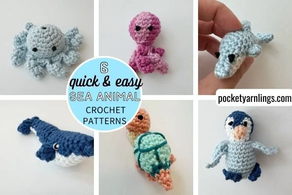 6 Sea Animal Crochet Patterns You'll Love (From Beginner to ...