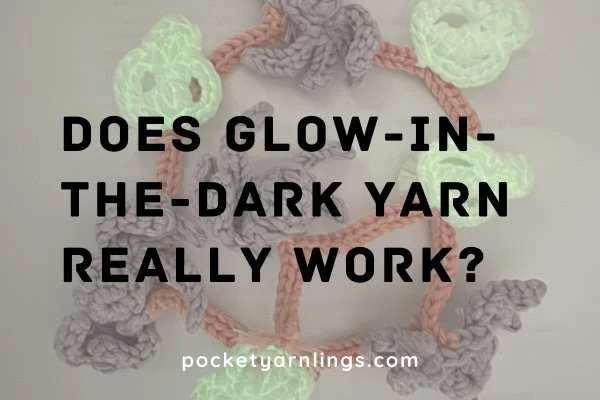 Glow in the Dark Yarn: A Fun Crochet Experiment with Bling Bling ...