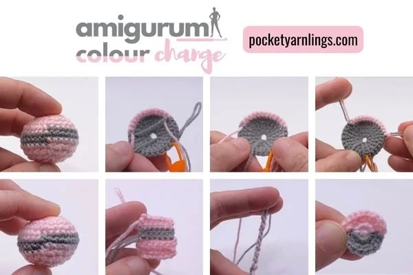 12 Nifty Types of Colour Changes in Amigurumi Crochet — Pocket ...