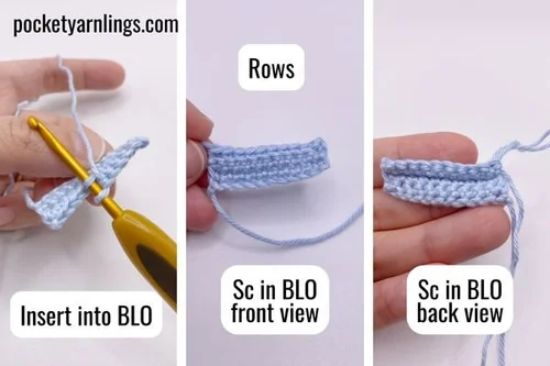 Front Loop and Back Loop in Crochet - the easy way to know everything ...