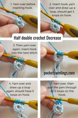Mastering Half Double Crochet Stitches: A Step-by-Step Guide and Tips — Pocket Yarnlings ...