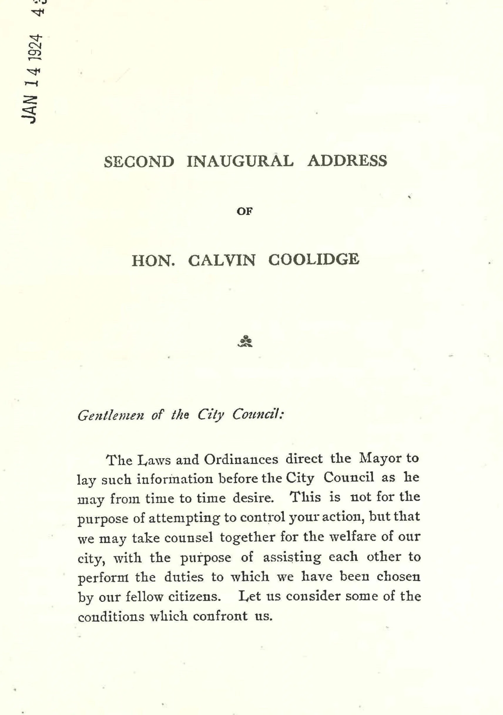 1-2-1911 — The Coolidge Review