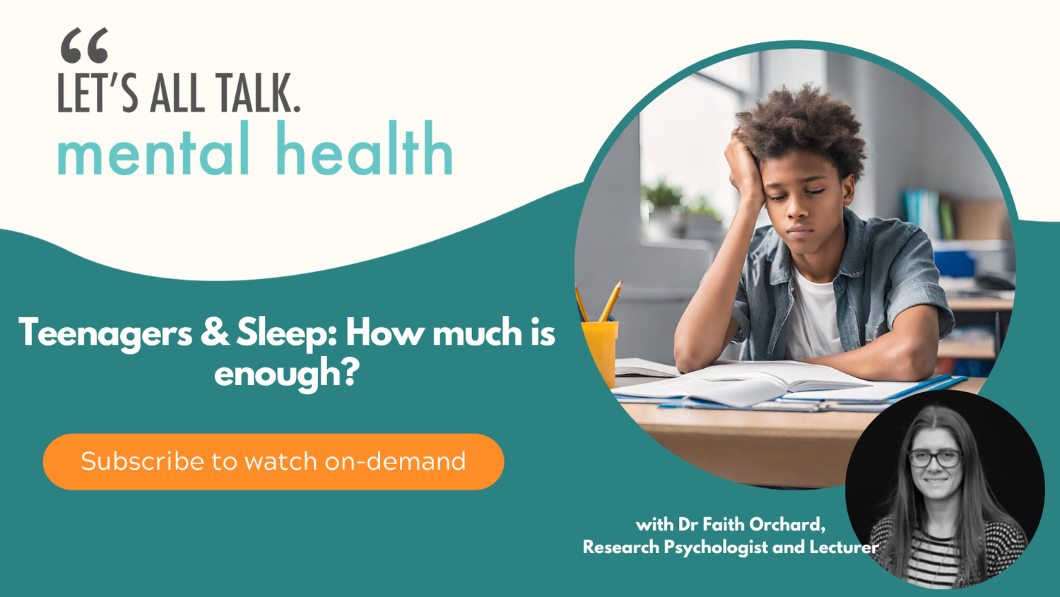 Teenagers & Sleep: is your teen getting enough? — Let's all Talk Mental ...