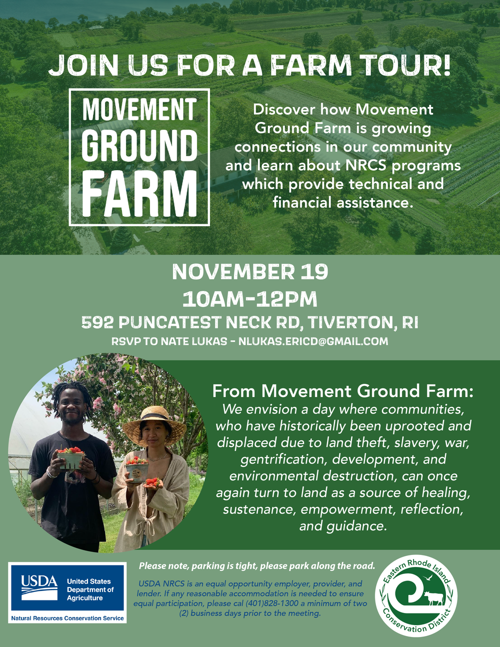 Farm Tour of Movement Ground Farm — ERICD