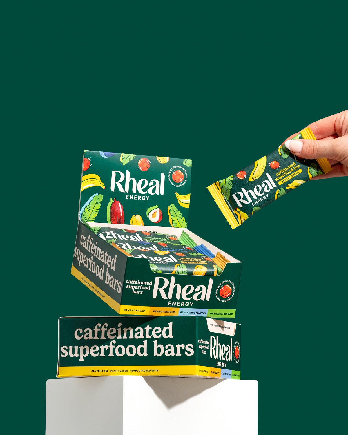 Rheal Superfoods: Energy Bars — Sigourney Whitesel Studio