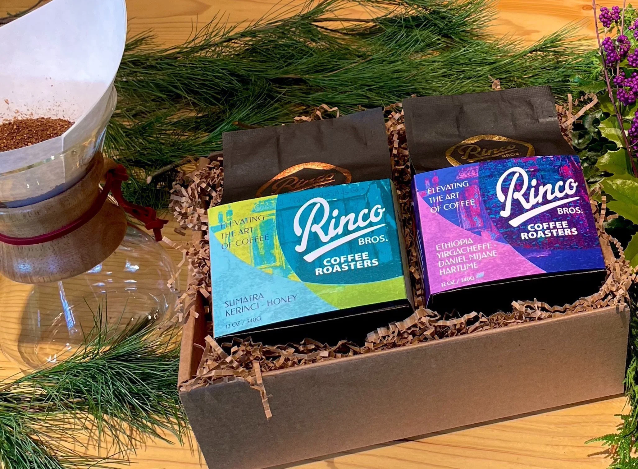 2 Roast Gift Box — Rinco Bros. Coffee Roasters