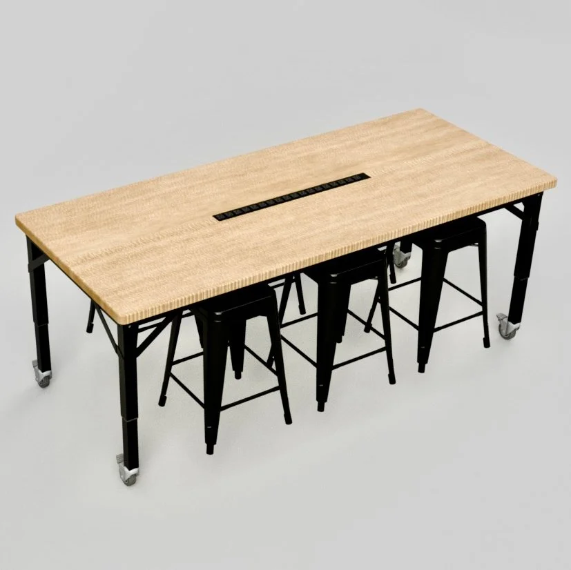 Magnetic Adjustable Leg Project Table Bundle | 1st Maker Space