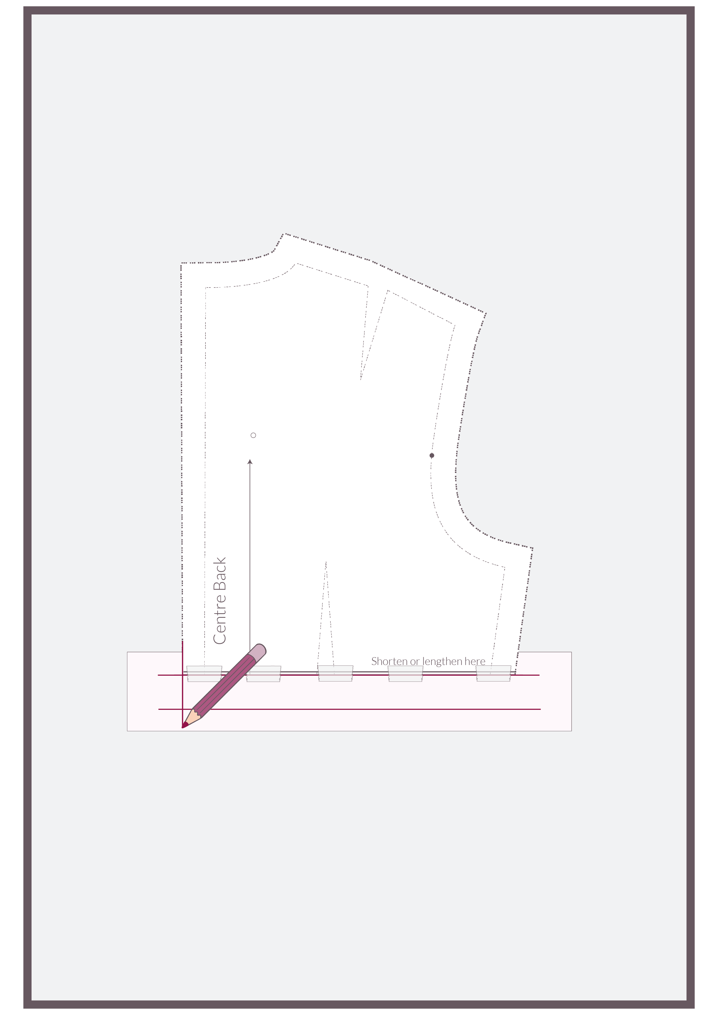 A step by step guide on how to lengthen a sewing pattern — To Gather ...