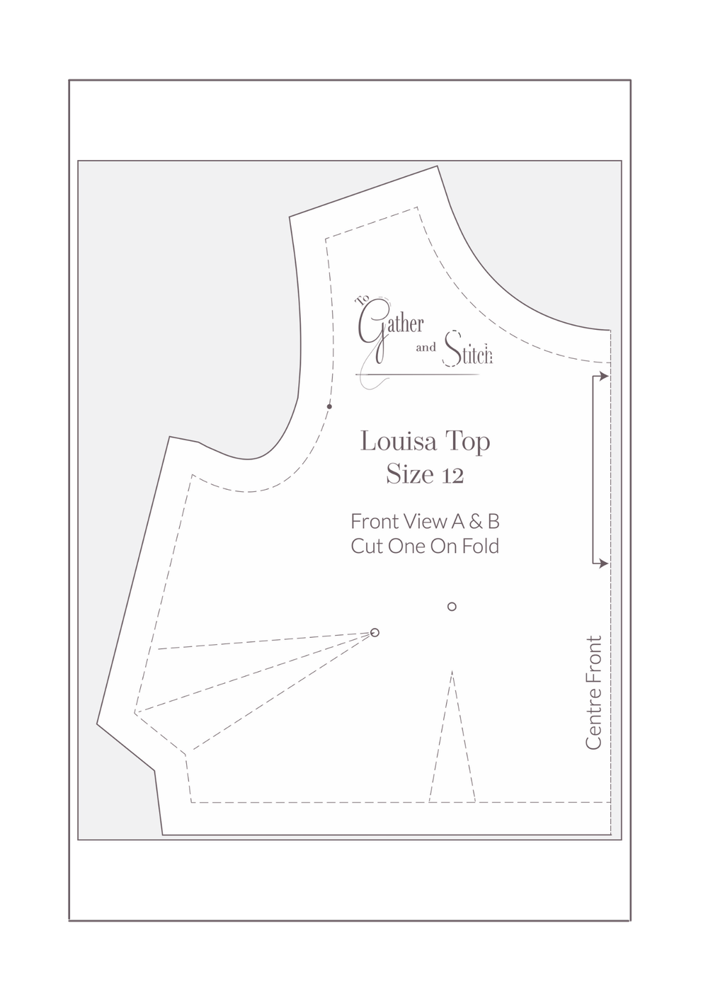 How To Make A Full Bust Adjustment — To Gather And Stitch