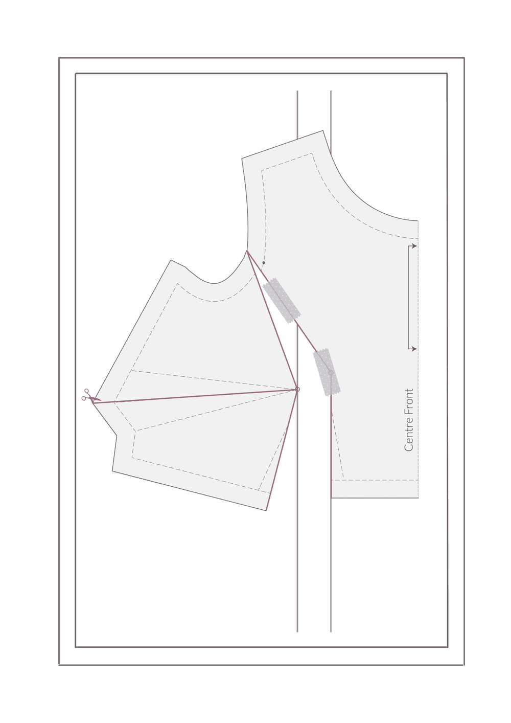 How To Make A Full Bust Adjustment — To Gather And Stitch