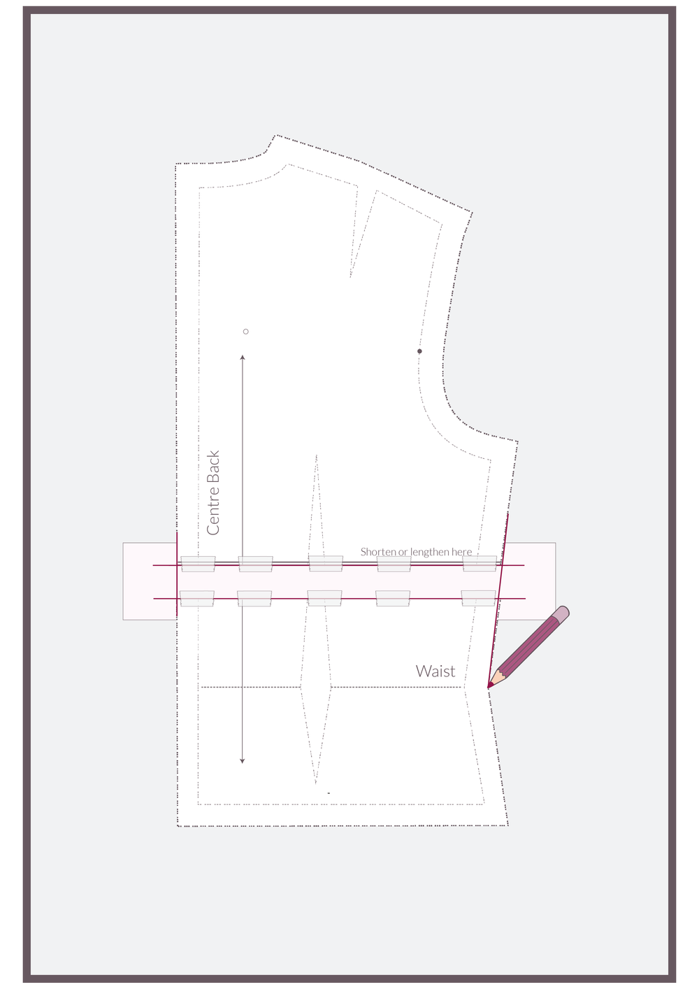 A step by step guide on how to lengthen a sewing pattern — To Gather ...