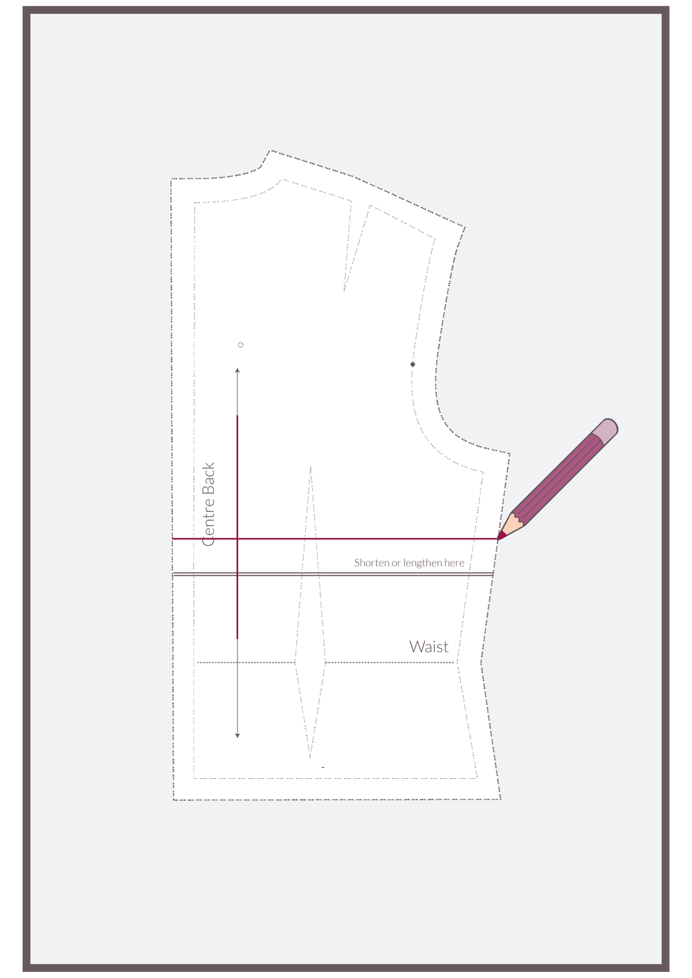 A step by step guide on how to shorten a sewing pattern — To Gather And ...