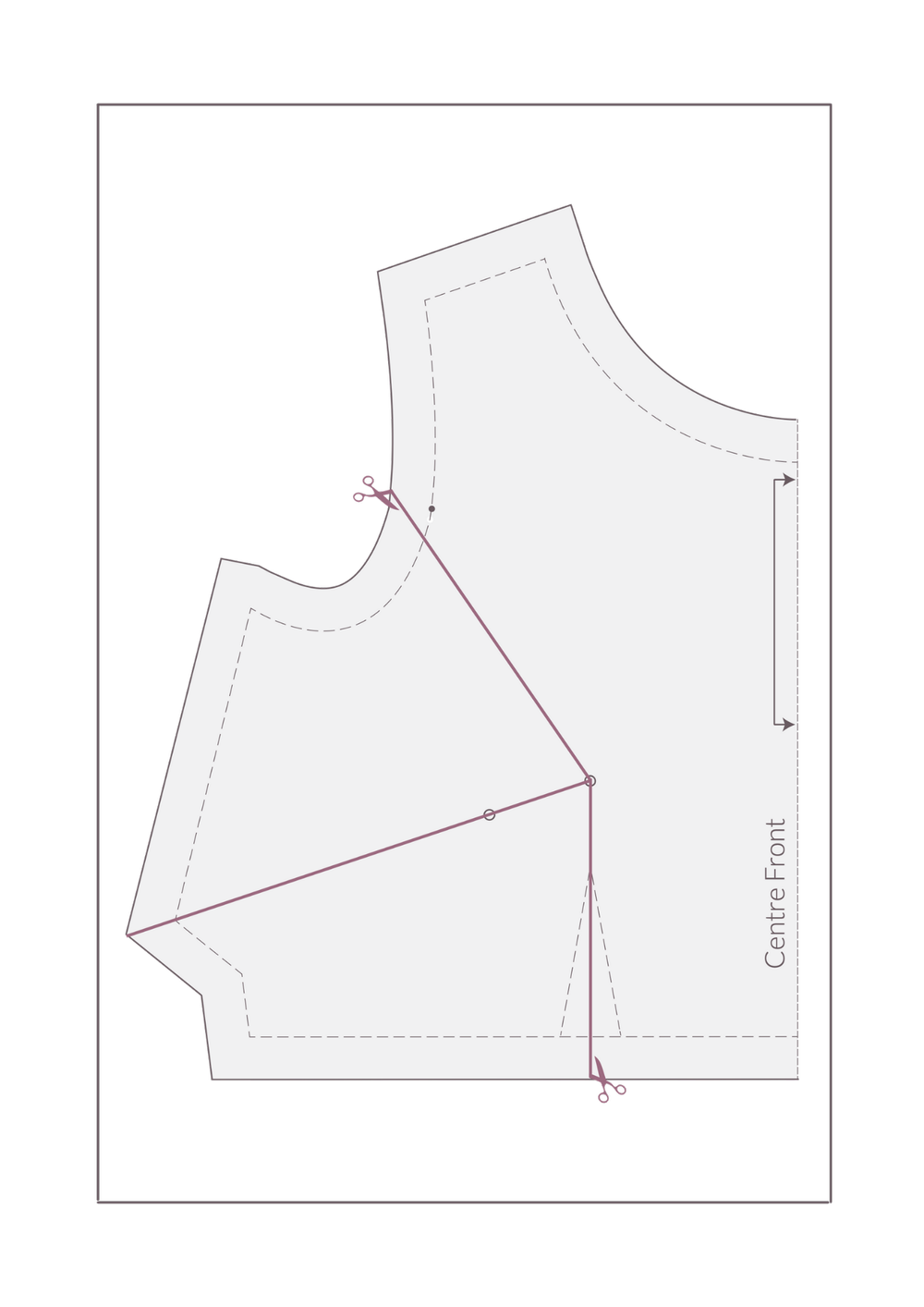 How To Make A Full Bust Adjustment — To Gather And Stitch