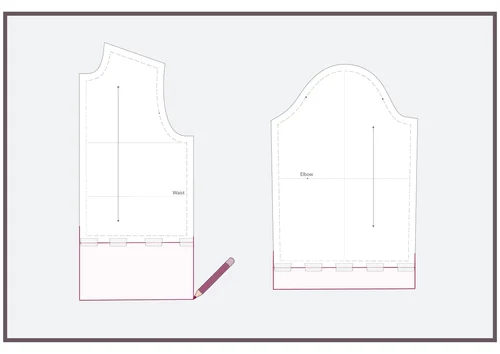 A step by step guide on how to lengthen a sewing pattern — To Gather ...
