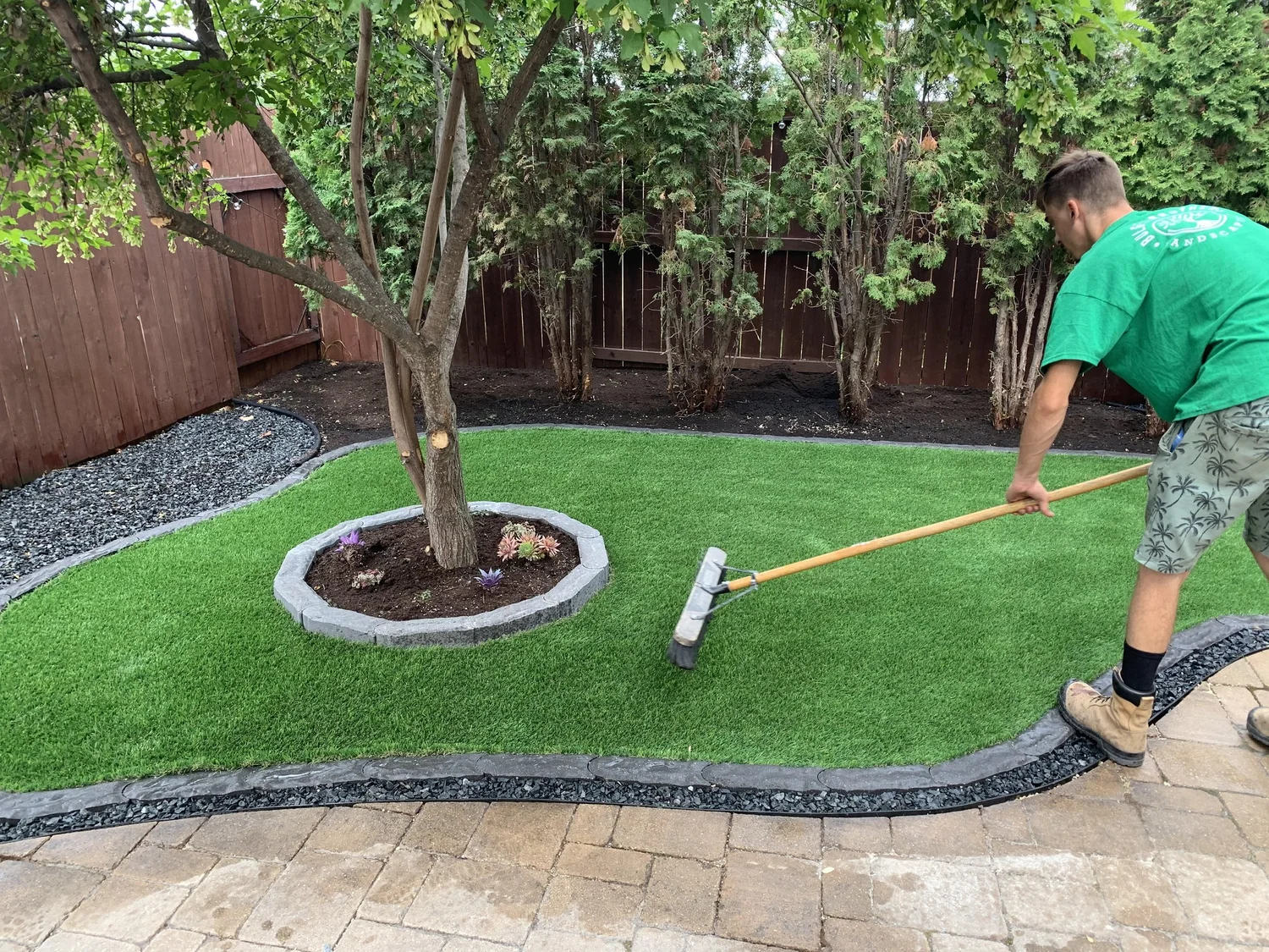 Artificial Turf Installation in Winnipeg | Bulger Brothers Landscape