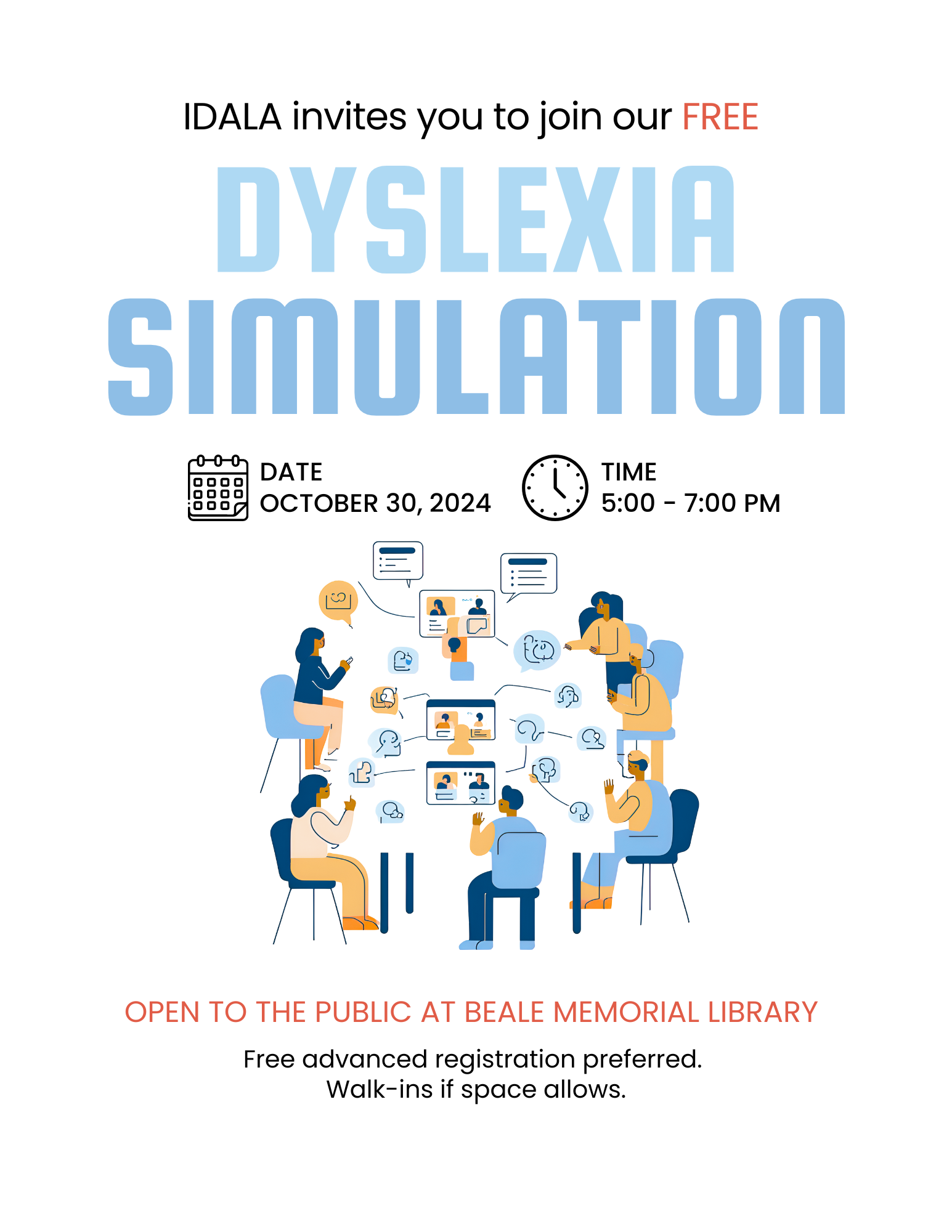 Dyslexia Simulation — International Dyslexia Association Los Angeles