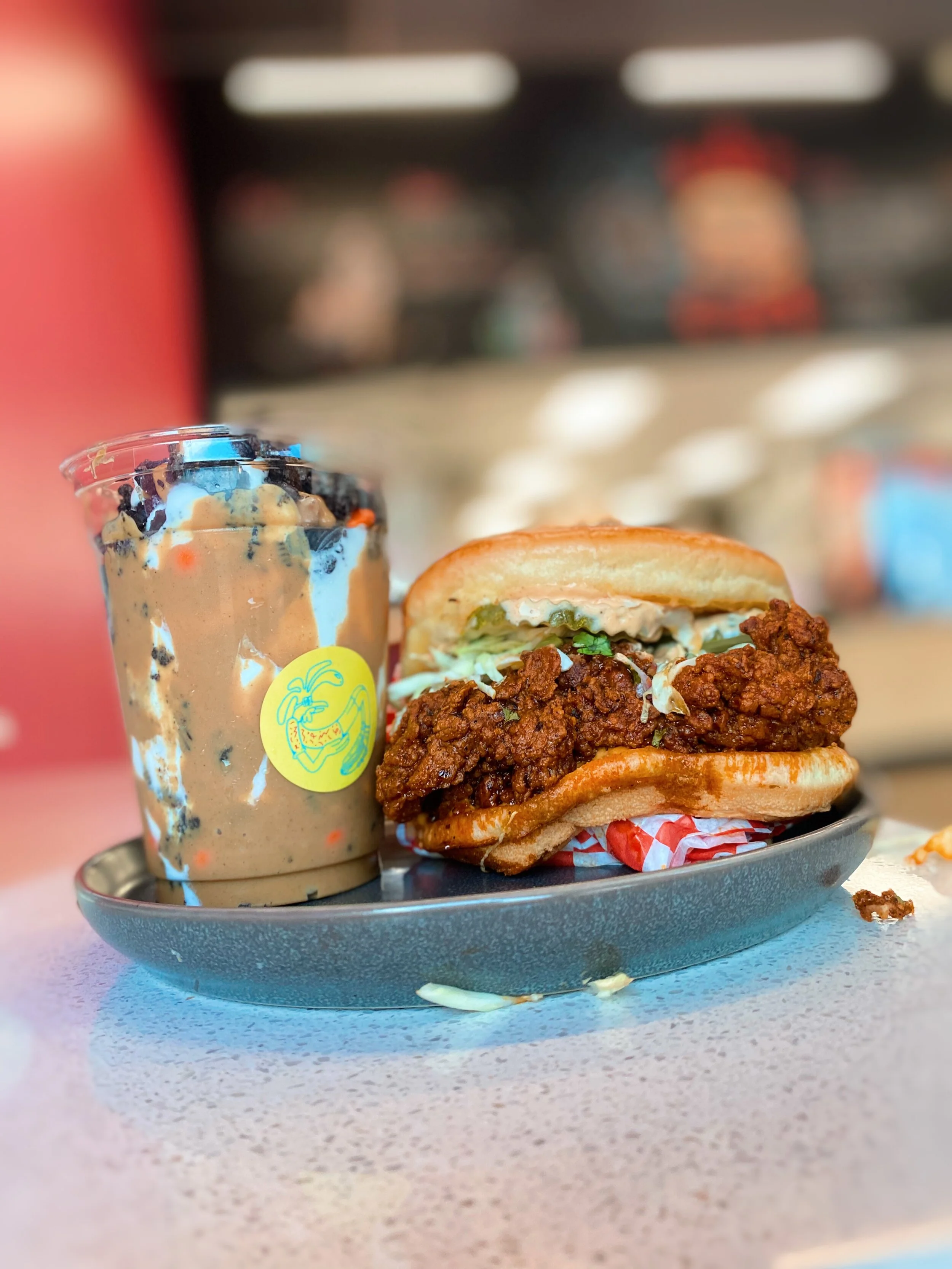 Menu 1 — hot chi chicken & cones