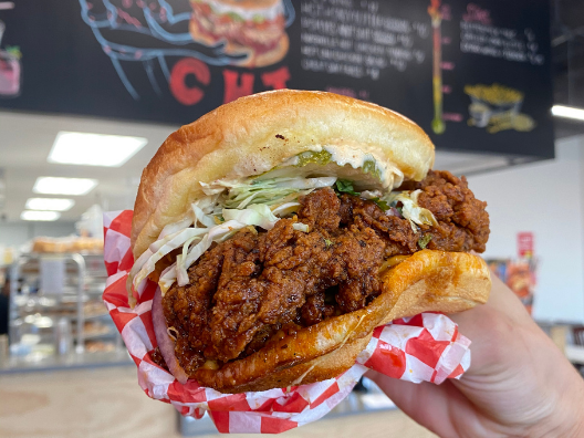 Menu 1 — hot chi chicken & cones