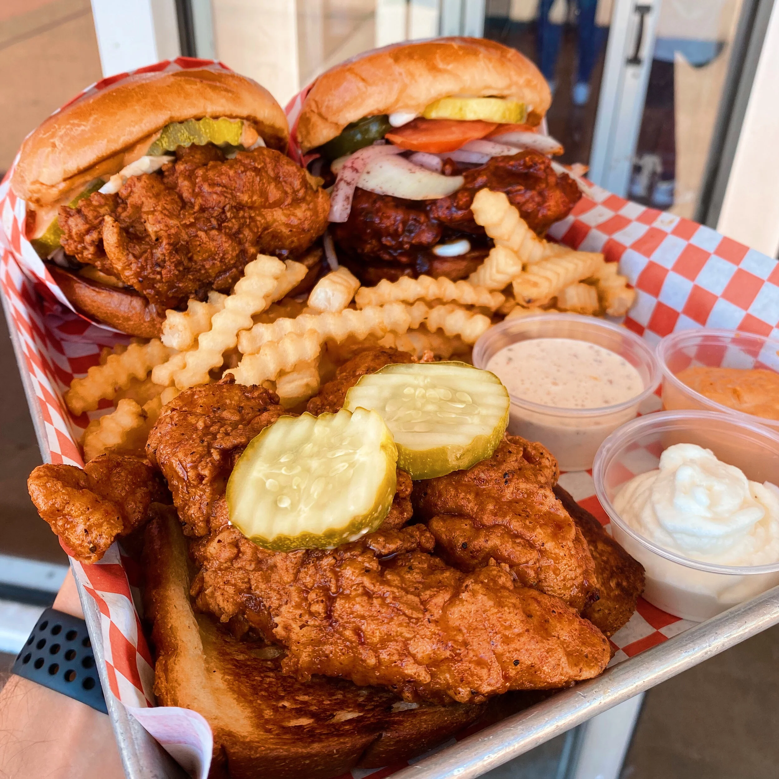 Hot Chi Menu — hot chi chicken & cones