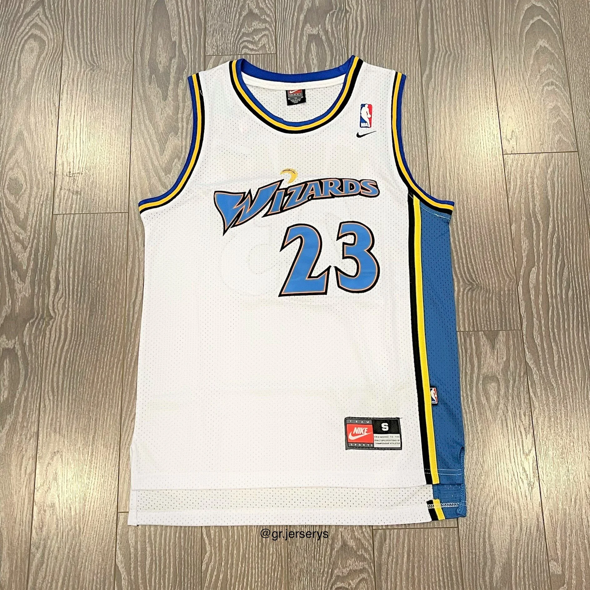 Michael Jordan Washington Wizards #23 Retro White — GR