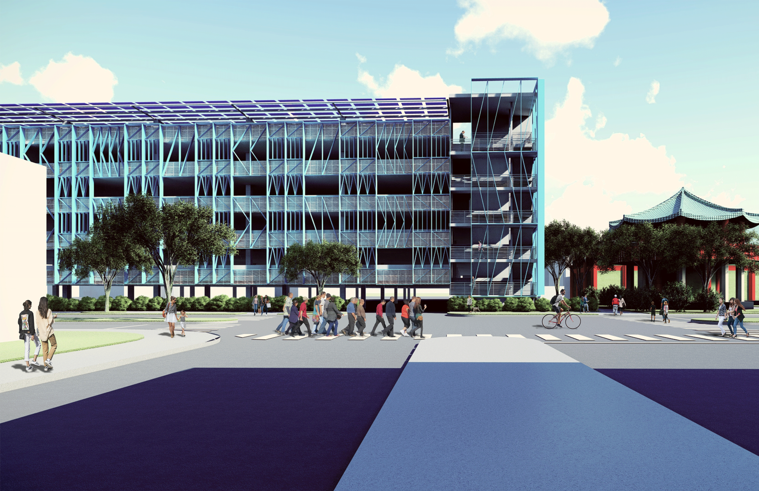 University of Hawaiʻi at Mānoa Parking Structure at East-West Road and ...