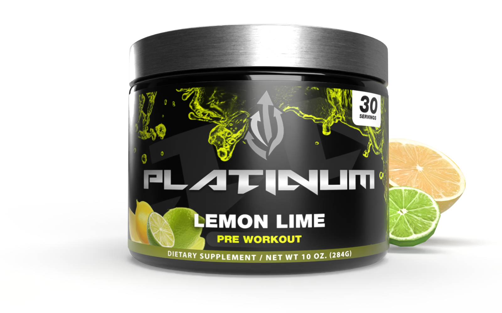 PLATINUM- Lemon Lime (Pre-Workout) — Freshen Up Hydration