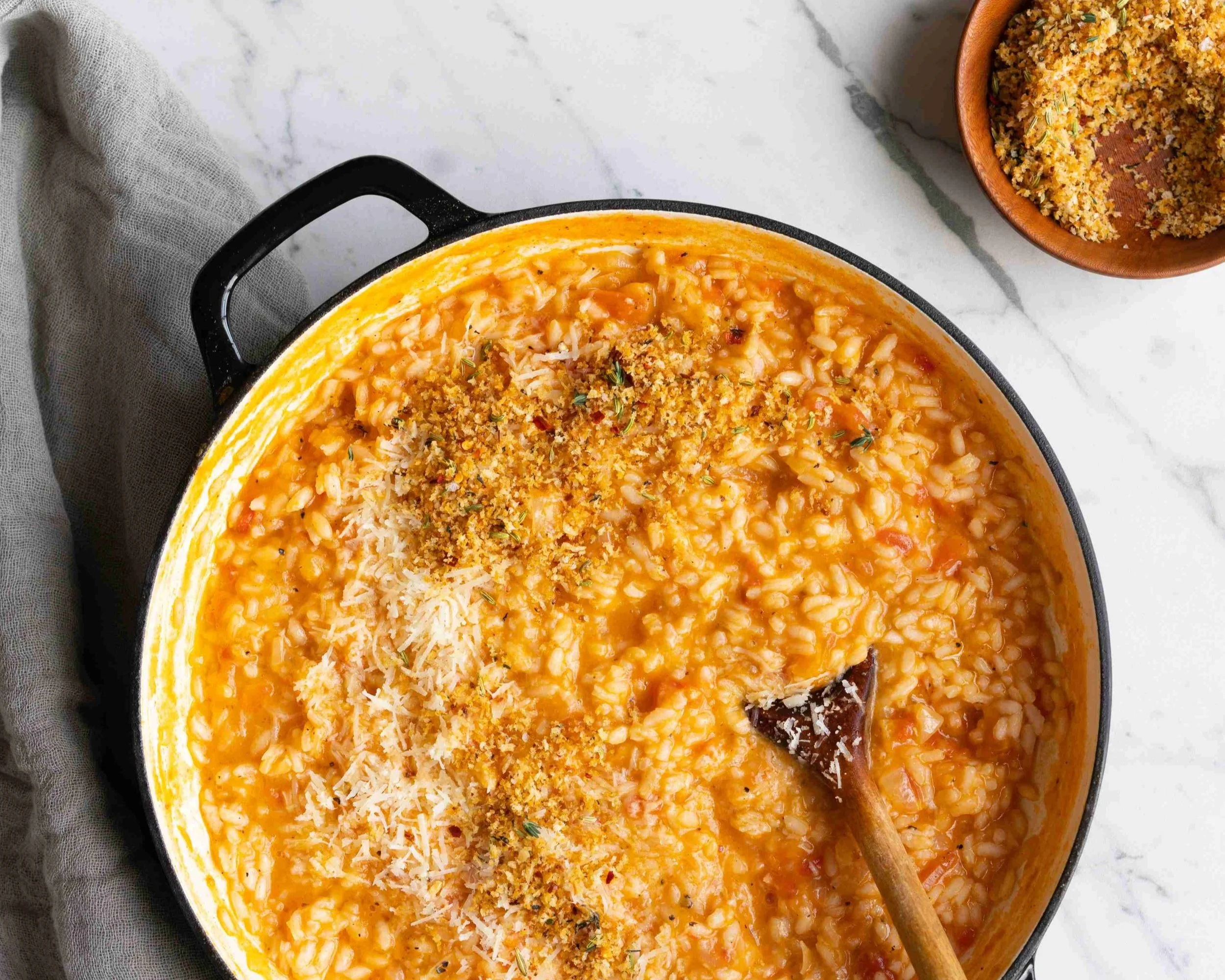 British tomato risotto with garlic & chilli pangrattato — British ...