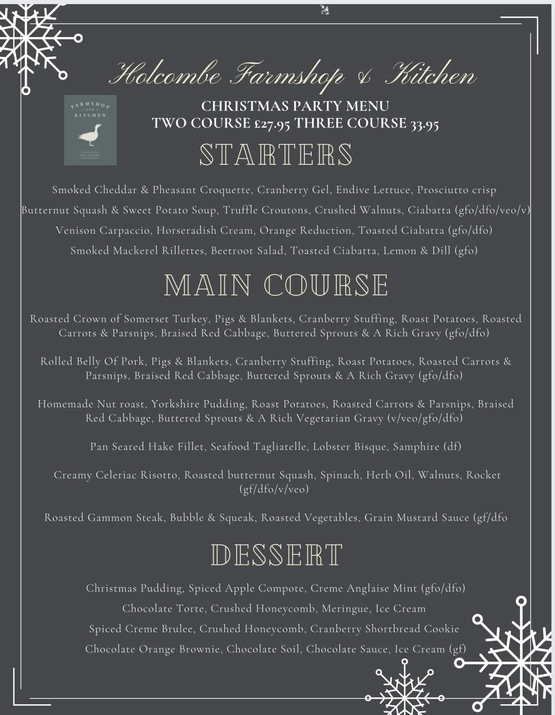 CHRISTMAS — FARMSHOP & KITCHEN