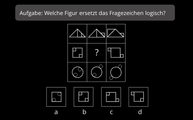 Einstellungstest üben — Logik- und Einstellungstest