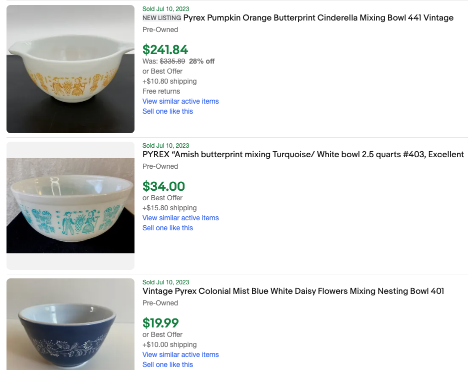 Is There A Market For Vintage Pyrex? — Home