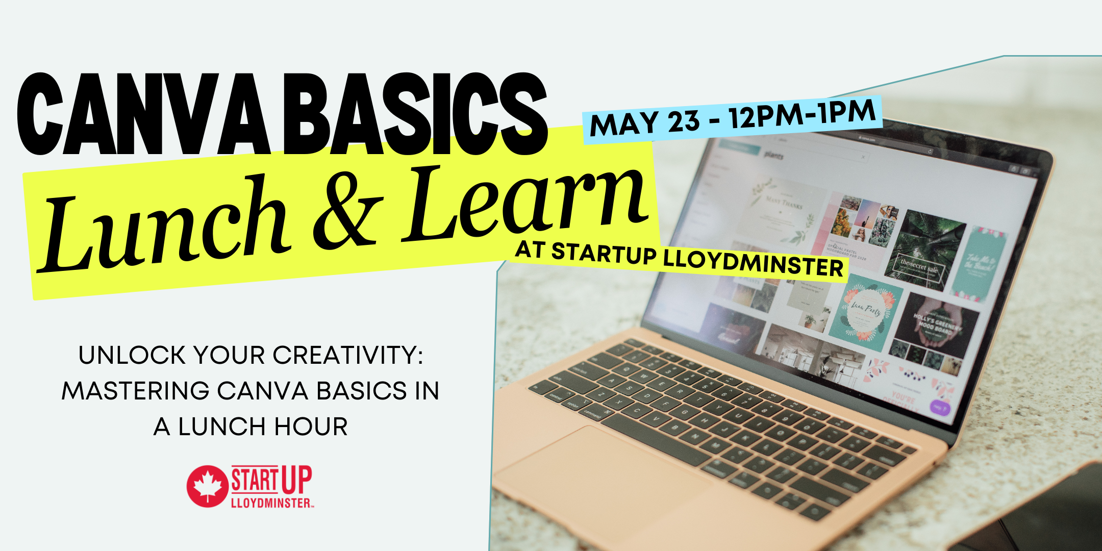 Canva Basics: Lunch and Learn — Startup Lloydminster