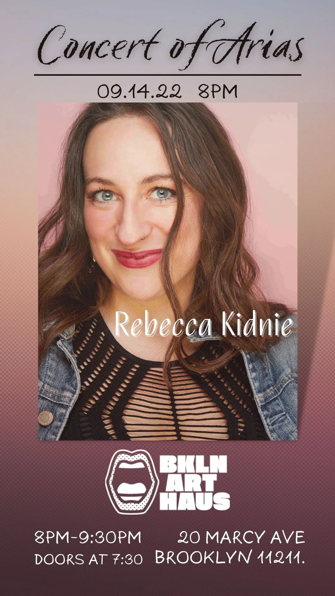 Concert of Arias — Rebecca Kidnie