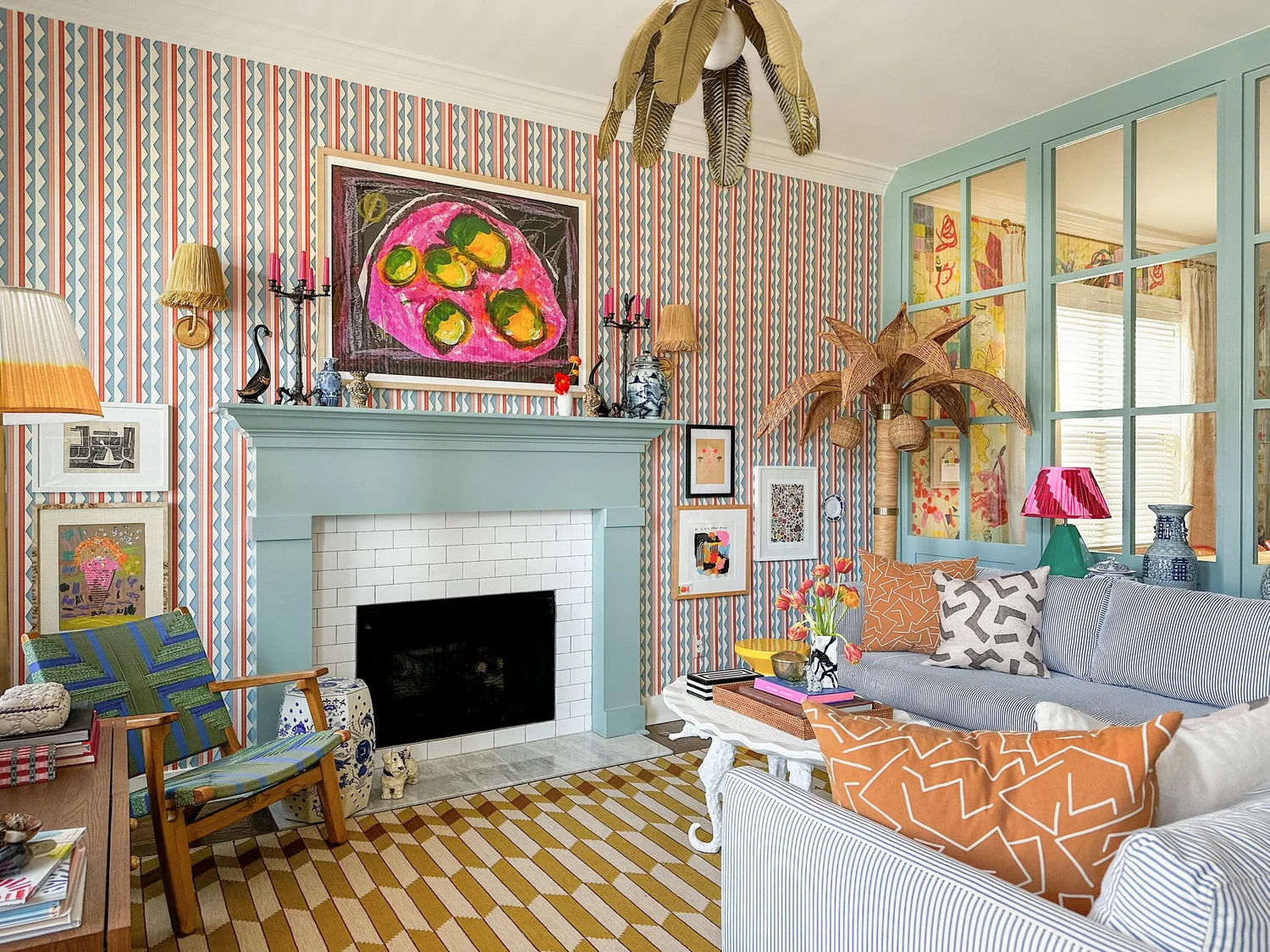 A Joyful, Art-Filled Family Home | Colorful, Family-Friendly Interior Design — Mary Kathryn ...