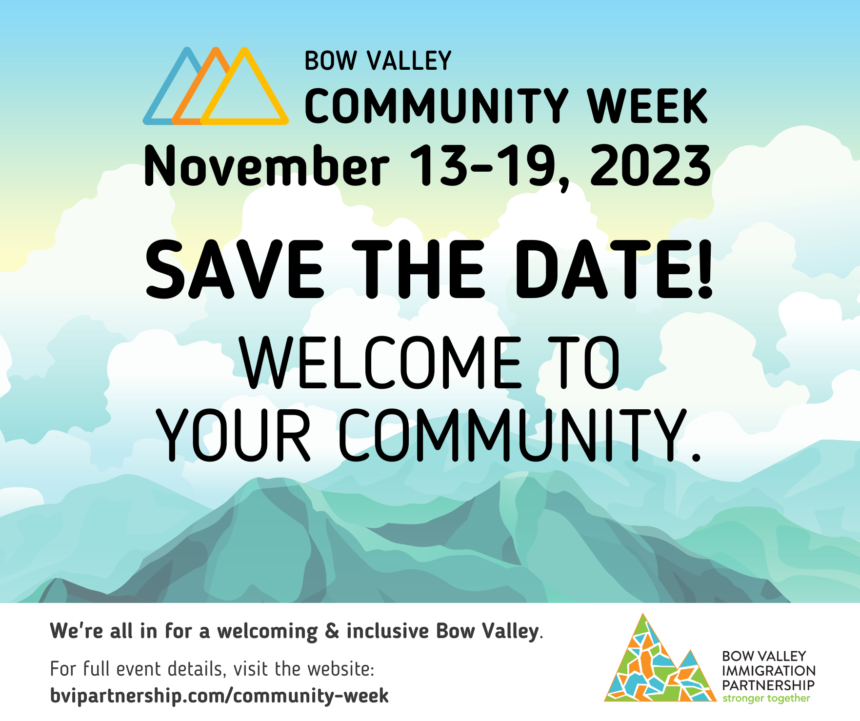 Bow Valley Community Week 2023 | Welcome to Your Community! — Bow ...