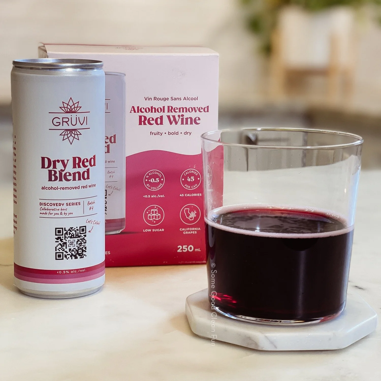 Gruvi Dry Red Blend Review | Some Good Clean Fun by Sarah Kate