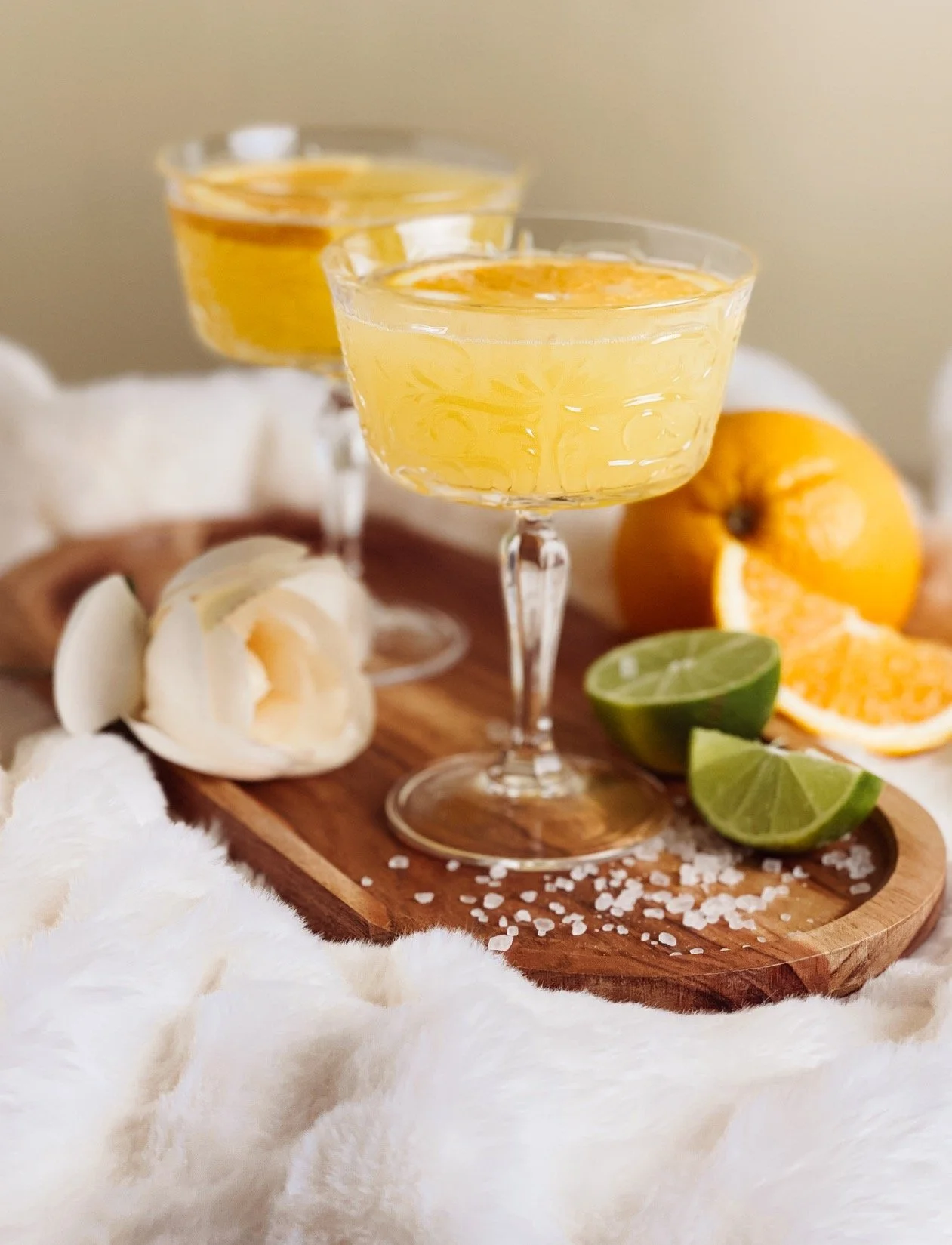 Brunch Mimosa Margarita Mocktail | Some Good Clean Fun by Sarah Kate