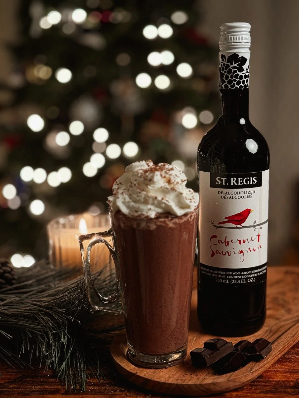 Red Wine Hot Chocolate Recipe - Non Alcoholic Wine Version | Some Good ...