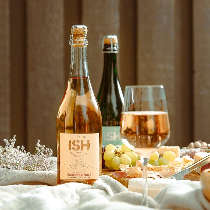 ISH Non-alcoholic Sparkling Rose Review | Some Good Clean Fun by Sarah Kate