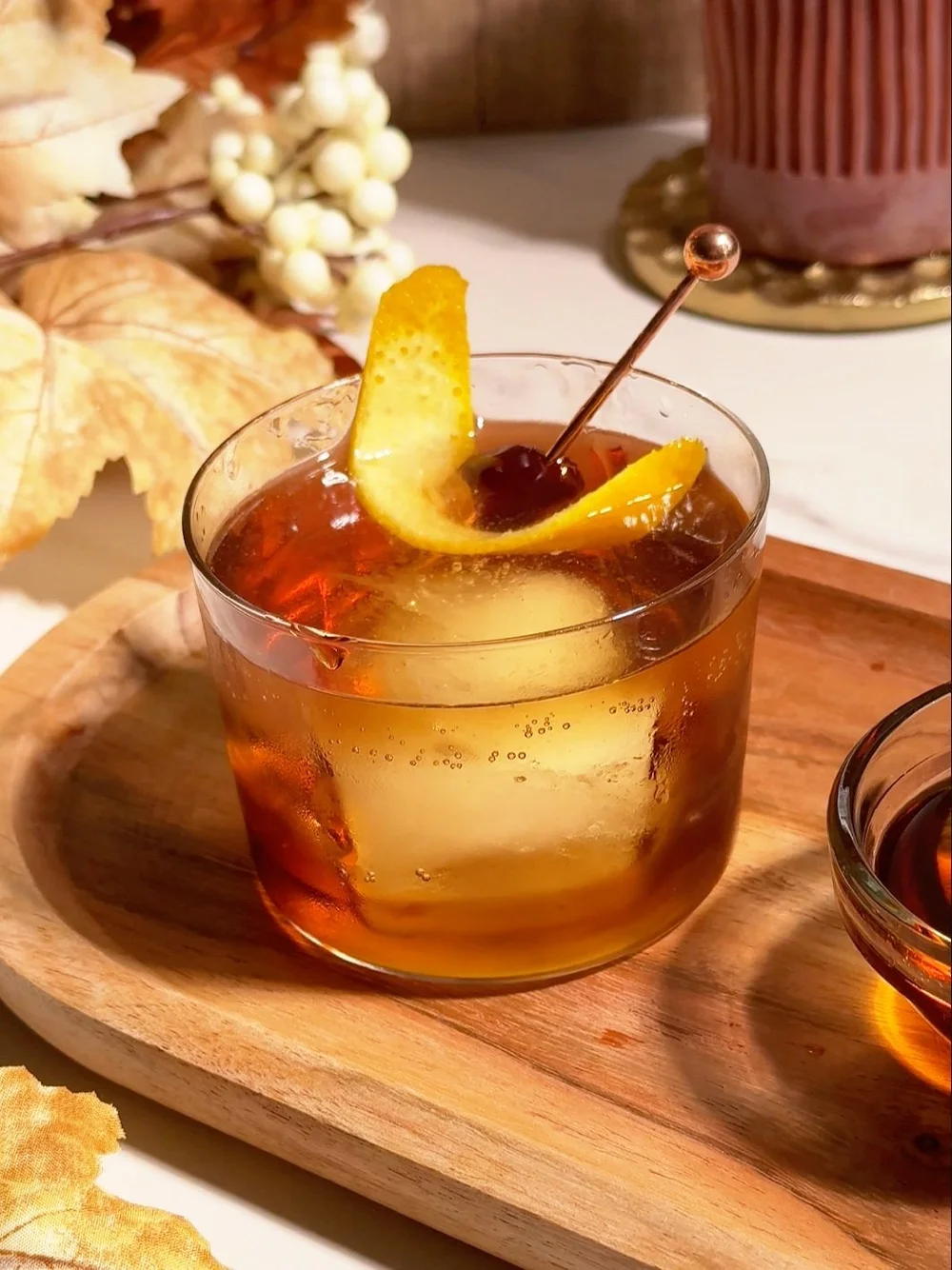 Maple Old Fashioned: A Simple Fall Mocktail | Some Good Clean Fun by ...