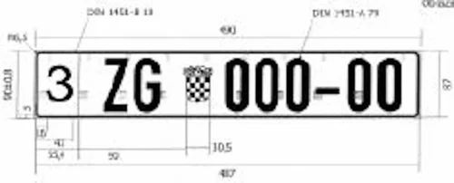 Jedna tablica, a tri auta - Registarske pločice