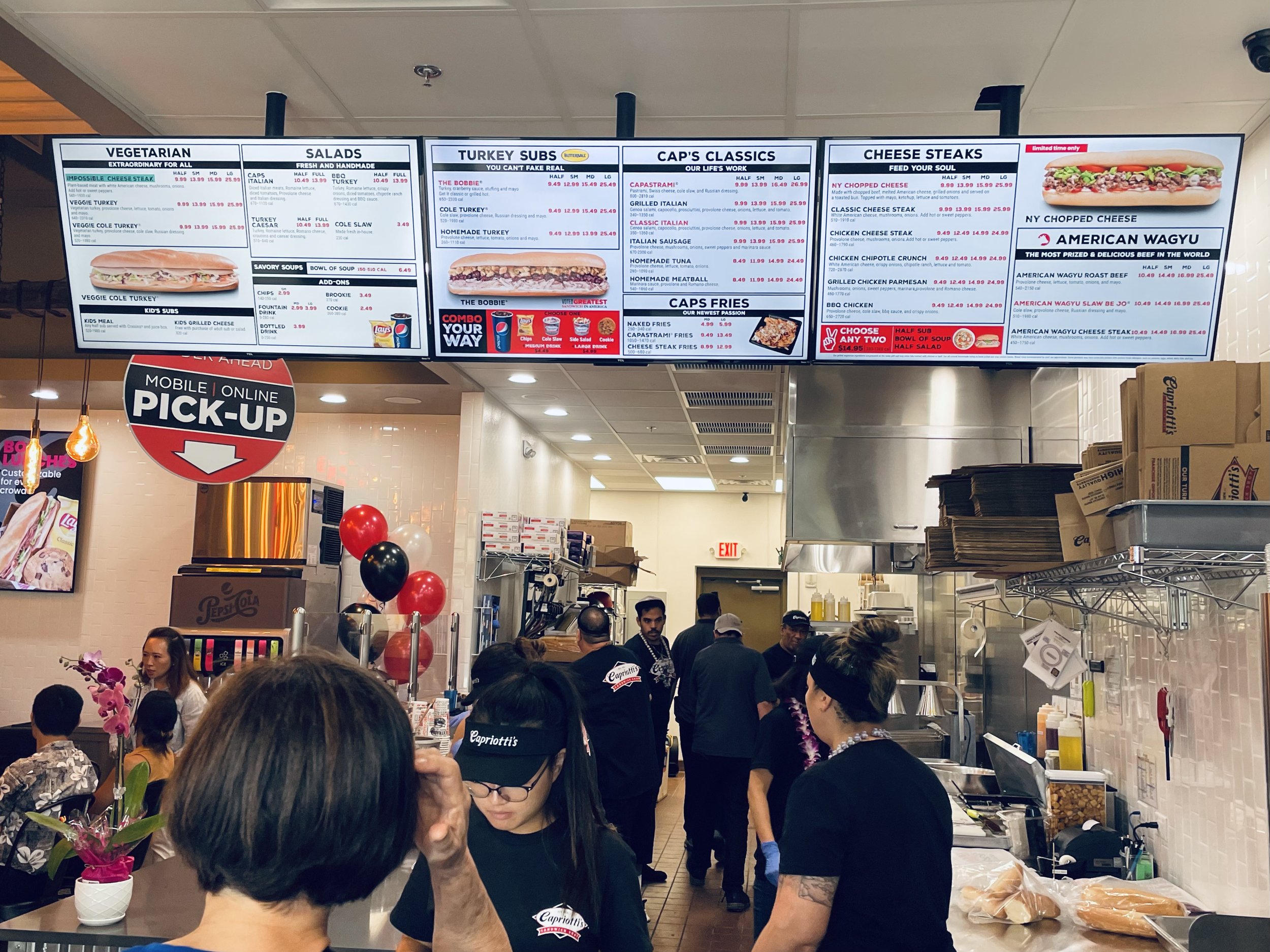 Capriotti's Sandwich Shop — Kū‘ono Marketplace at Kāhala
