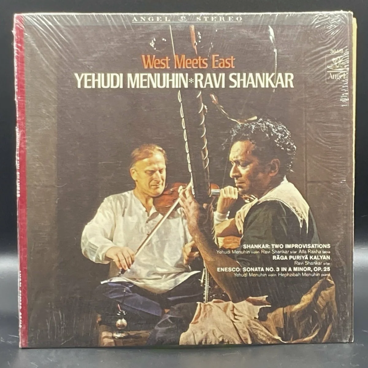 Yehudi Menuhin & Ravi Shankar - West Meets East 12" vinyl — Ominous Synths Records
