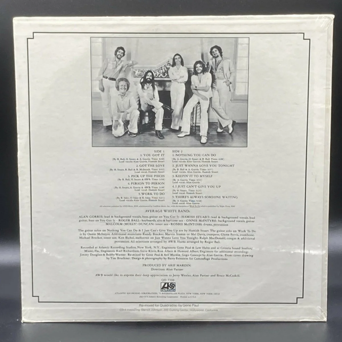 Average White Band - AWB 12" vinyl record — Ominous Synths Records