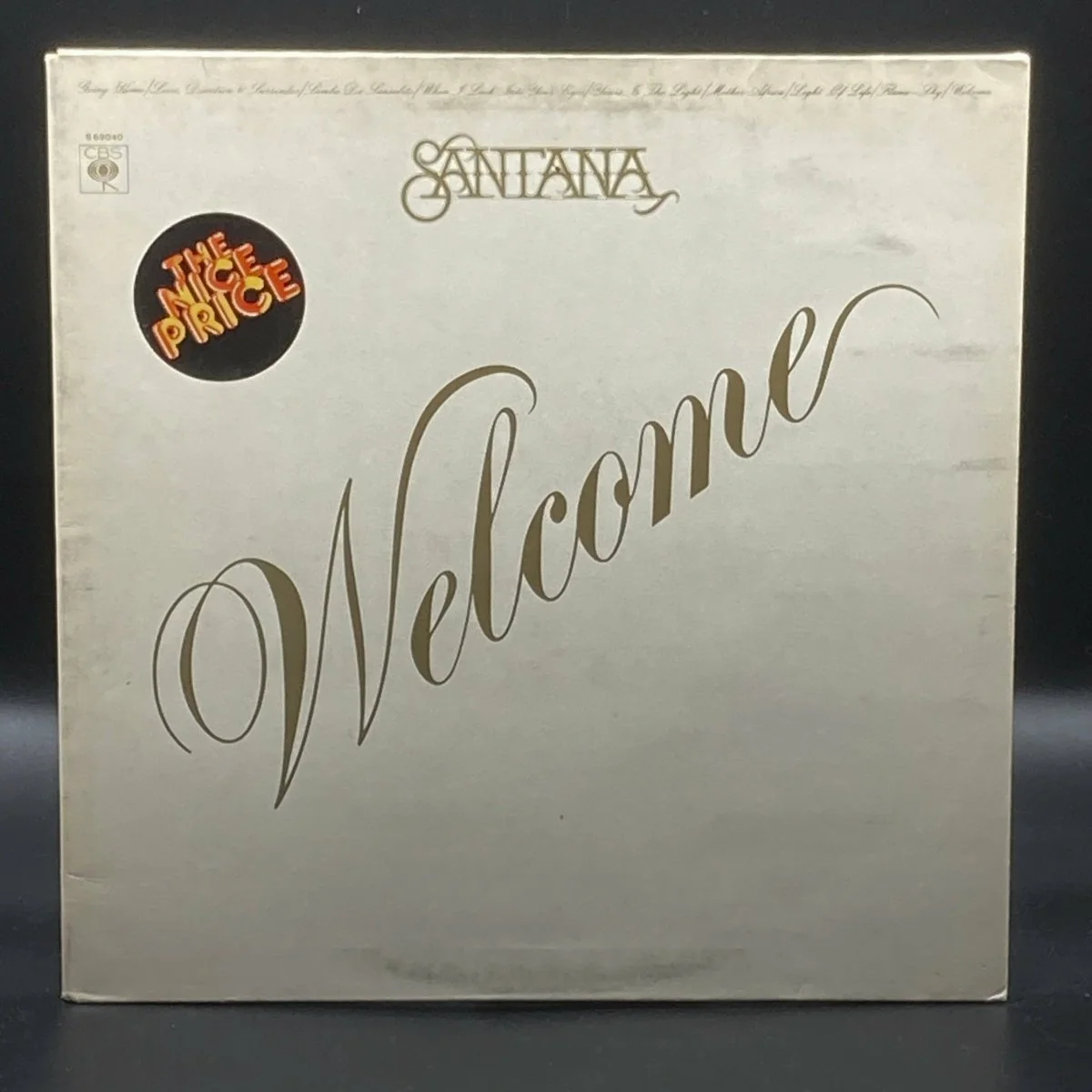 Santana - Welcome 12" vinyl record — Ominous Synths Records