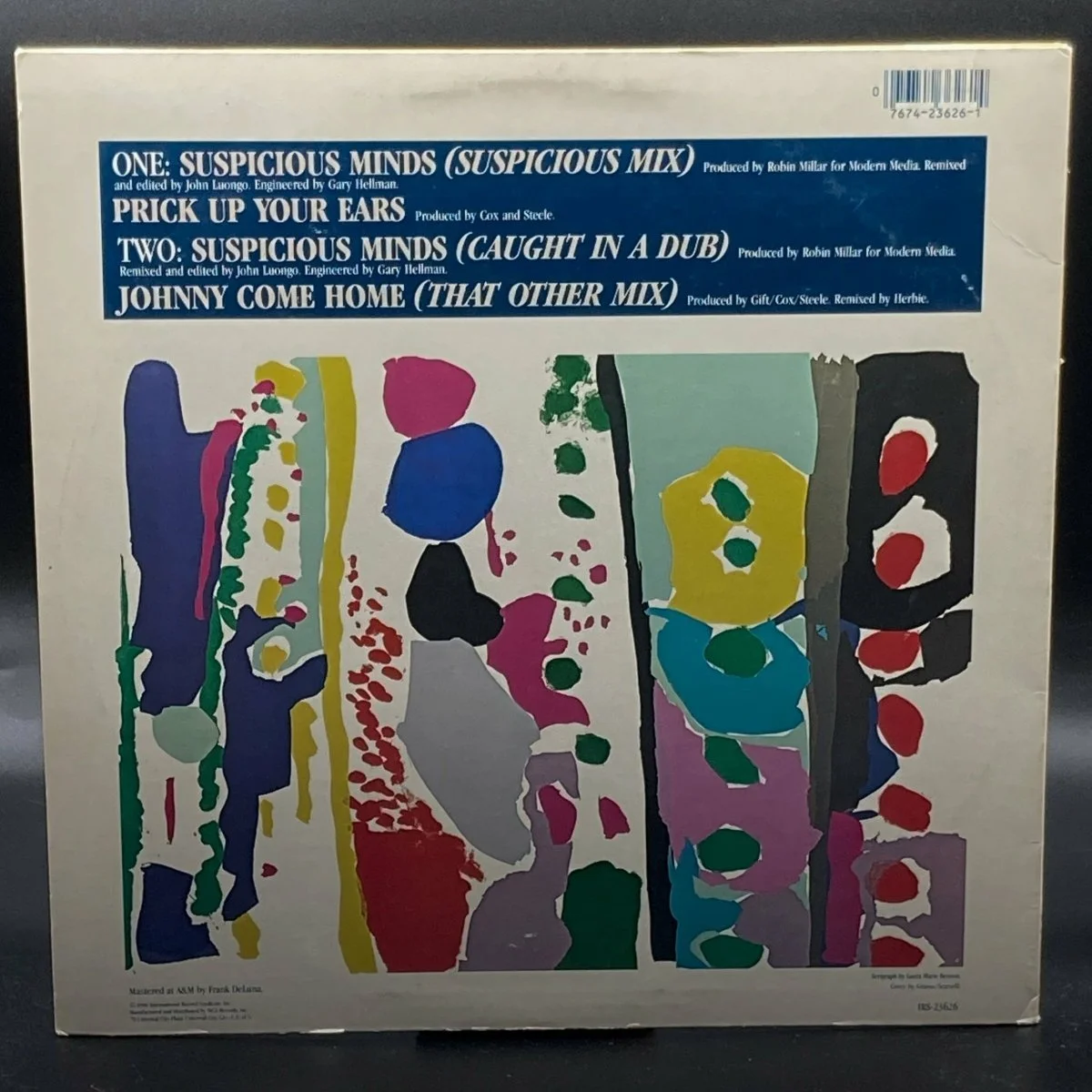 Fine Young Cannibals - Suspicious Minds (Single) 12" vinyl — Ominous ...
