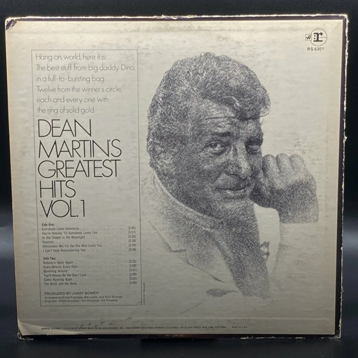 Dean Martin - Houston 12" vinyl record — Ominous Synths Records